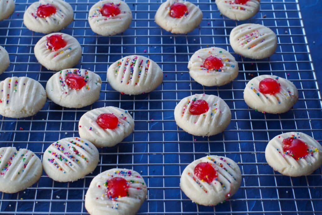 Whipped Shortbread Cookies (with cornstarch) - Food Meanderings