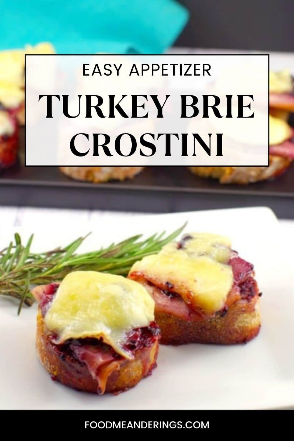 Turkey Brie Bites recipe - Food Meanderings