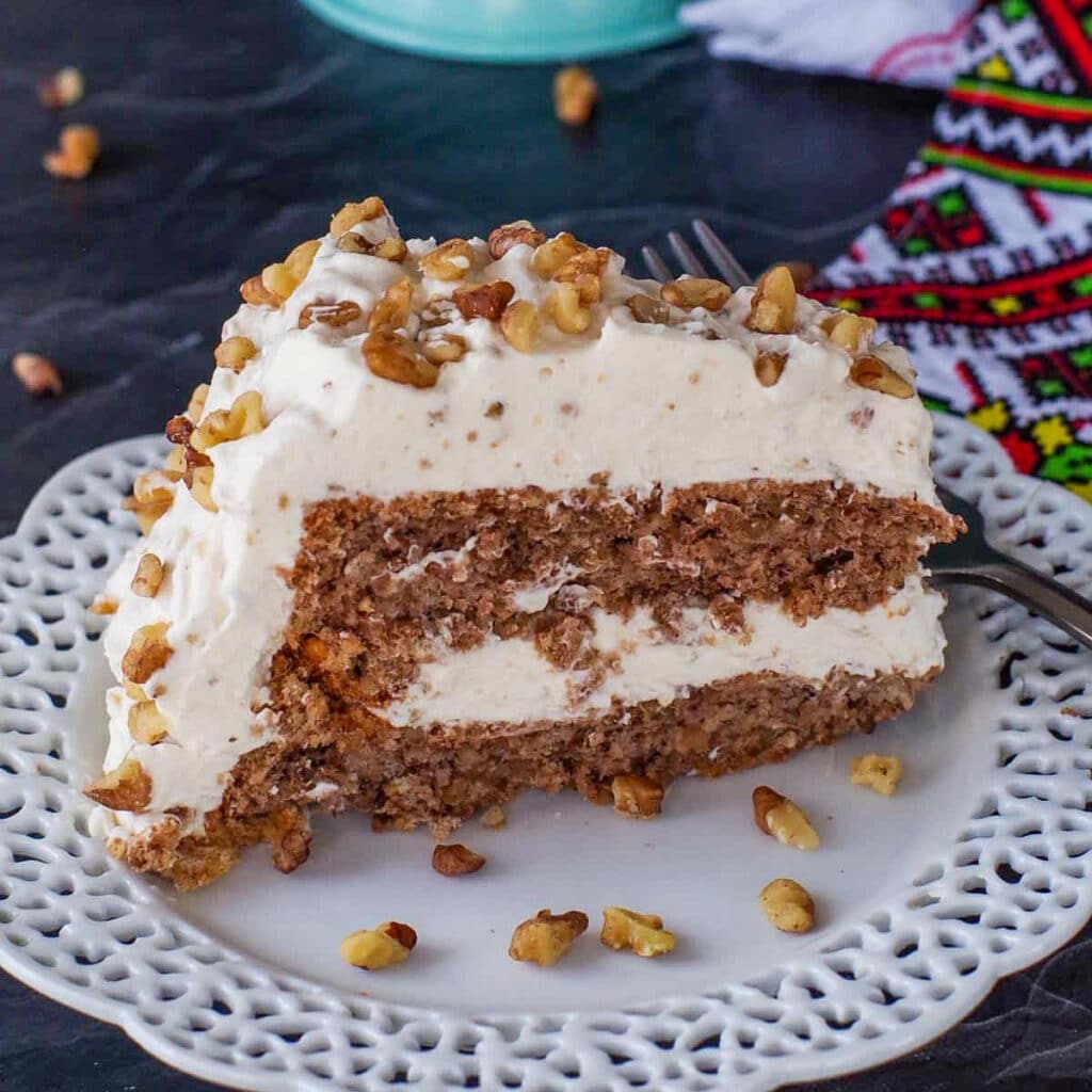 Ukrainian Walnut Torte (with photo instructions)- Food Meanderings