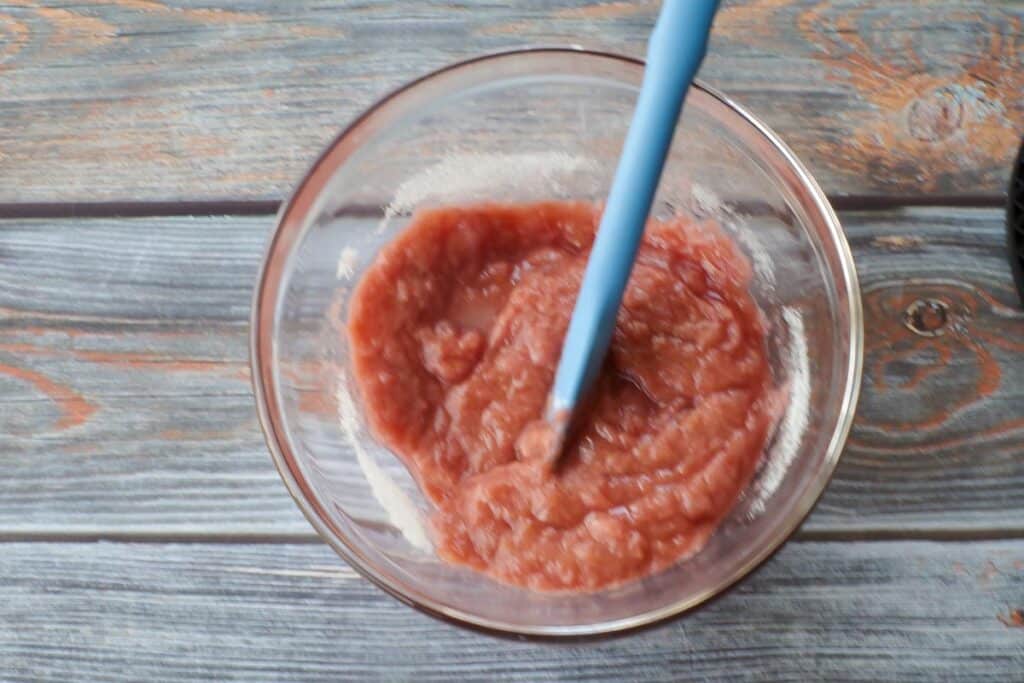 No Bake Cream Cheese Rhubarb Bars - Food Meanderings