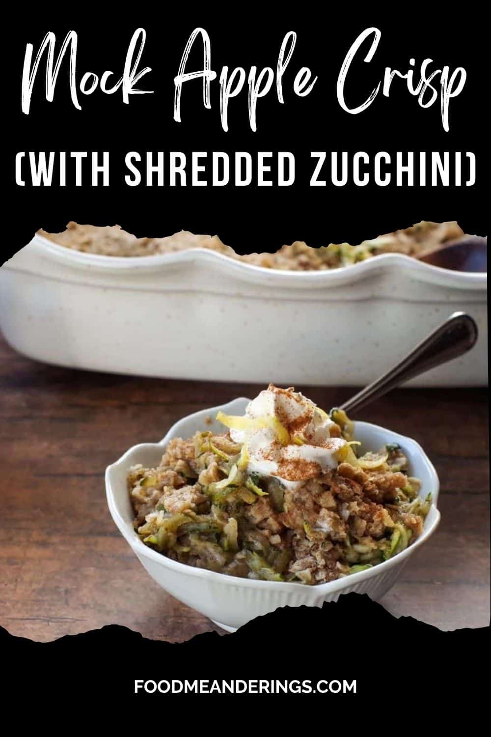 Zucchini Crisp (with shredded zucchini) - Food Meanderings