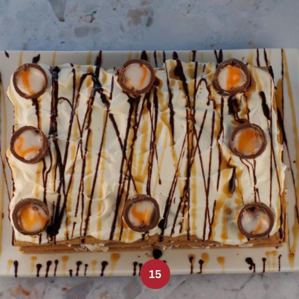 Easter Creme Egg Icebox Cake (Easy Easter Dessert) - Food Meanderings