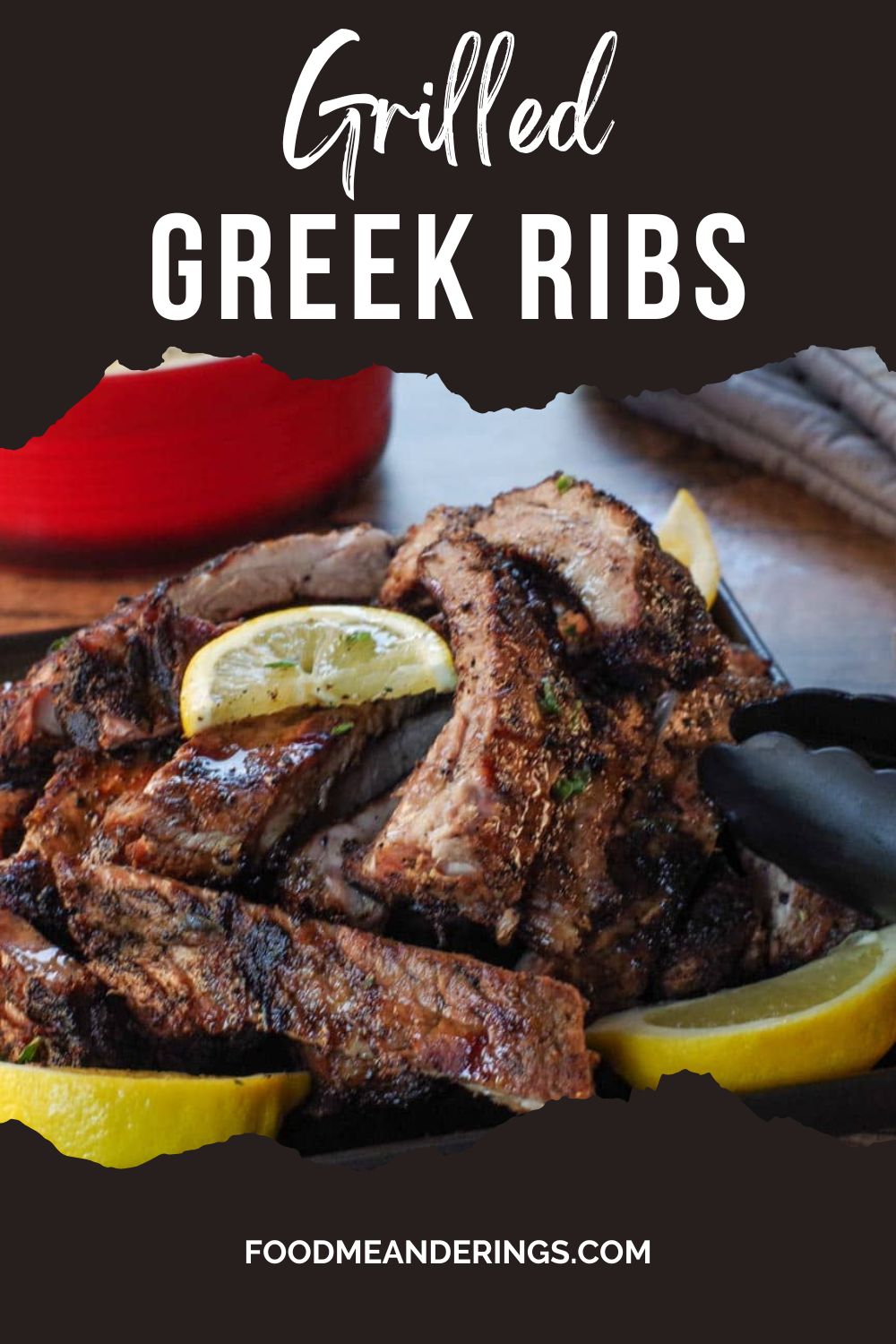 Grilled Greek Ribs - Food Meanderings