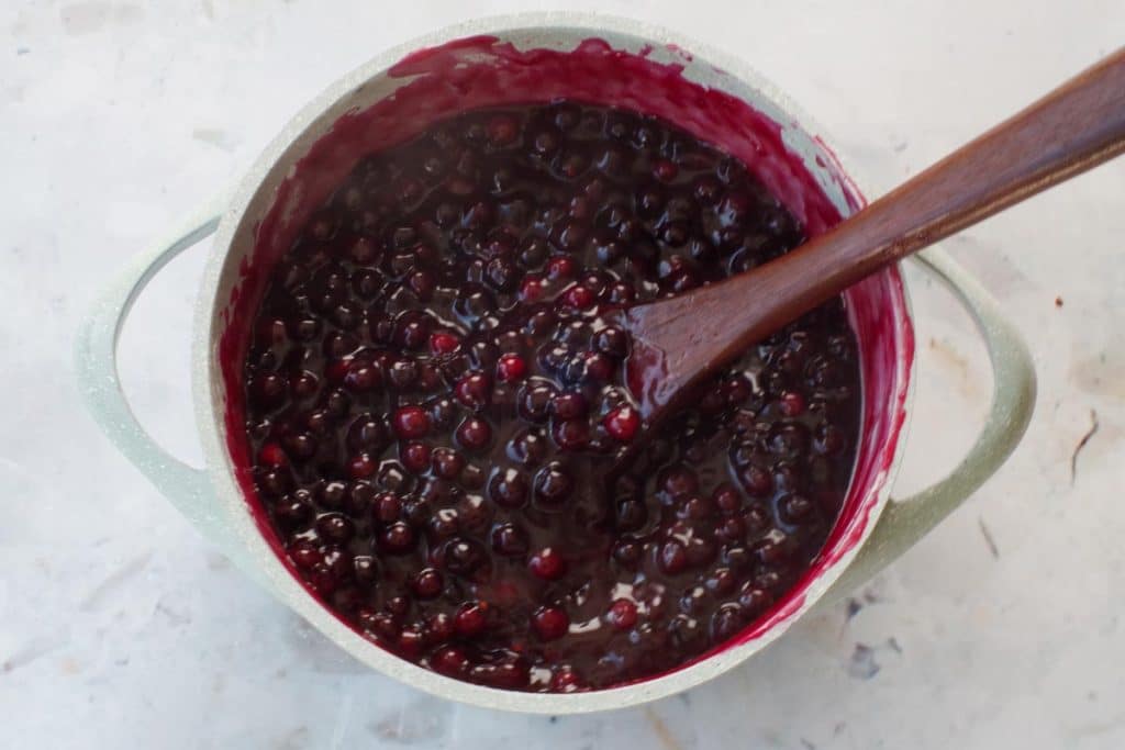 Saskatoon Berry Pie (Filling and Sauce) - Food Meanderings
