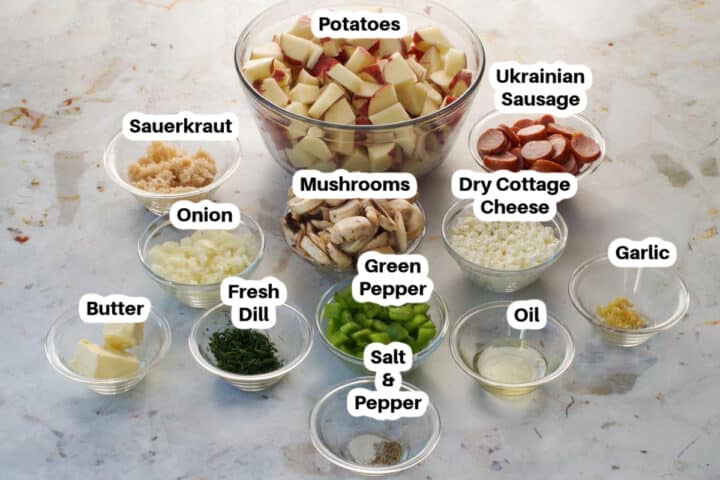 Ukrainian Breakfast hash - Food Meanderings