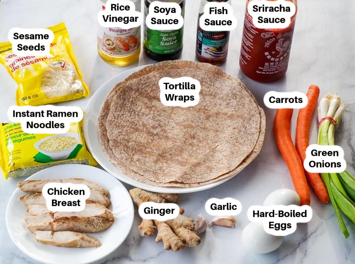 Ramen Wrap- Food Meanderings