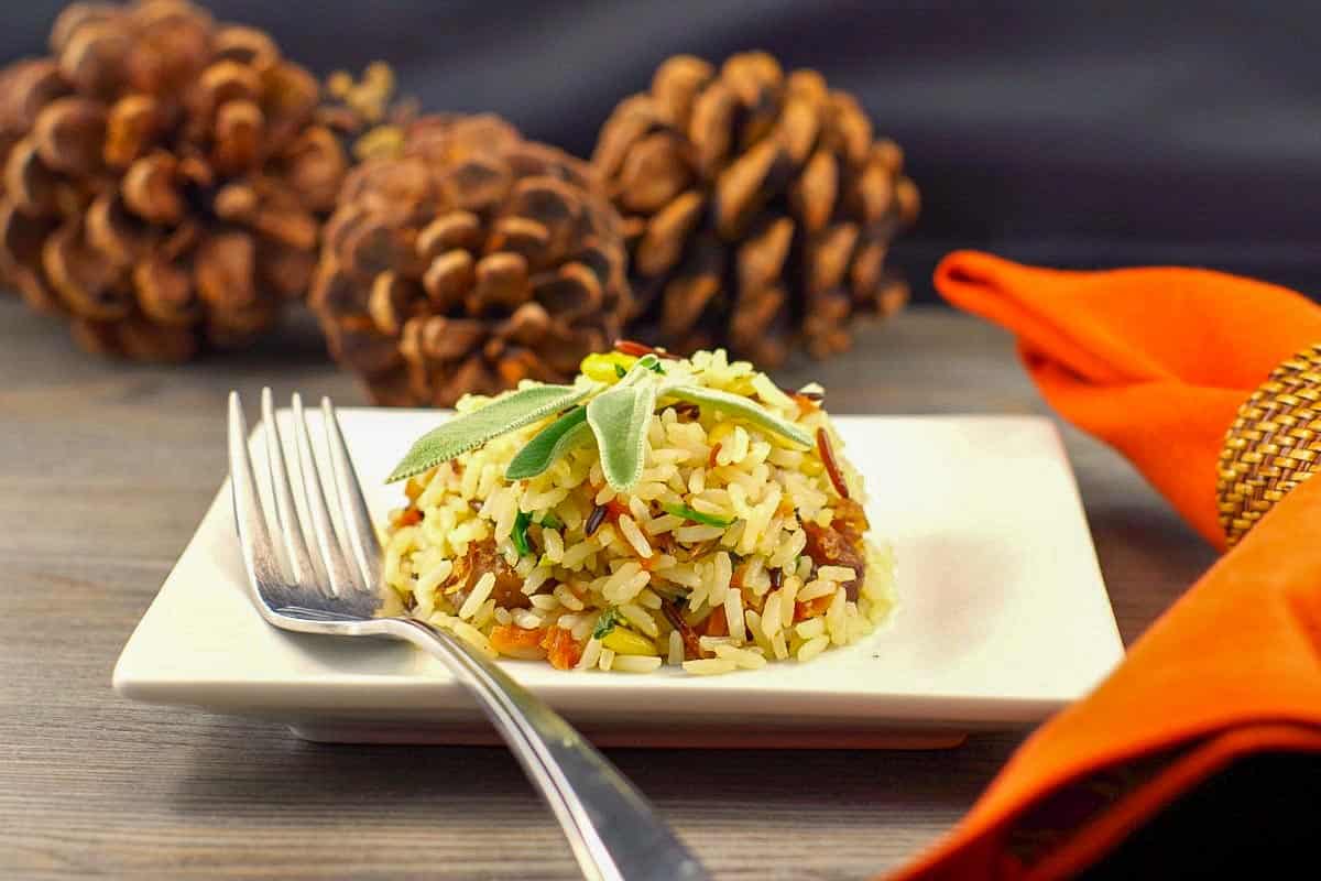 Apple Rice (with Sausage) - Food Meanderings